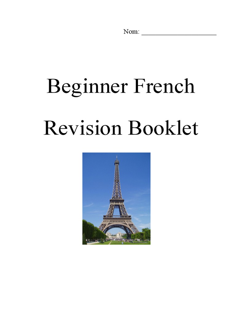 Beginner French Essentials | PDF | Grammatical Gender | Plural