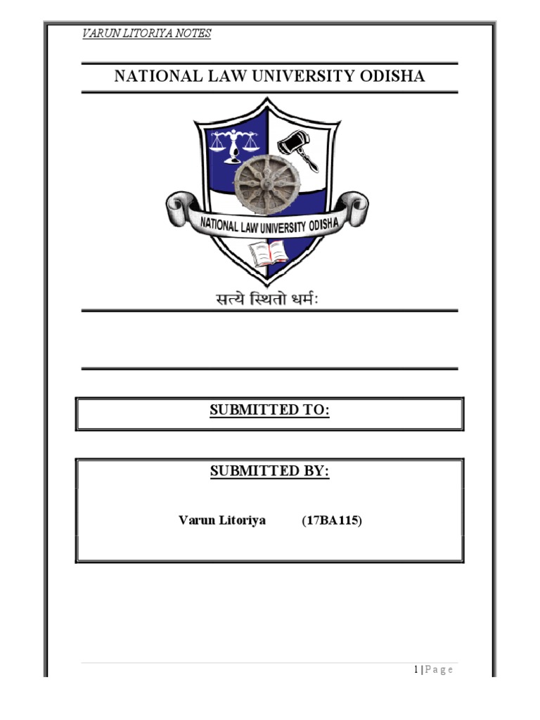 Contract 1 Notes PDF | Download Free PDF | Consideration | Assignment (Law)