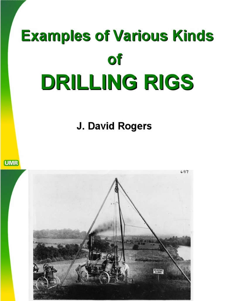 Examples of Various Kinds of | PDF | Drilling Rig | Deep Foundation