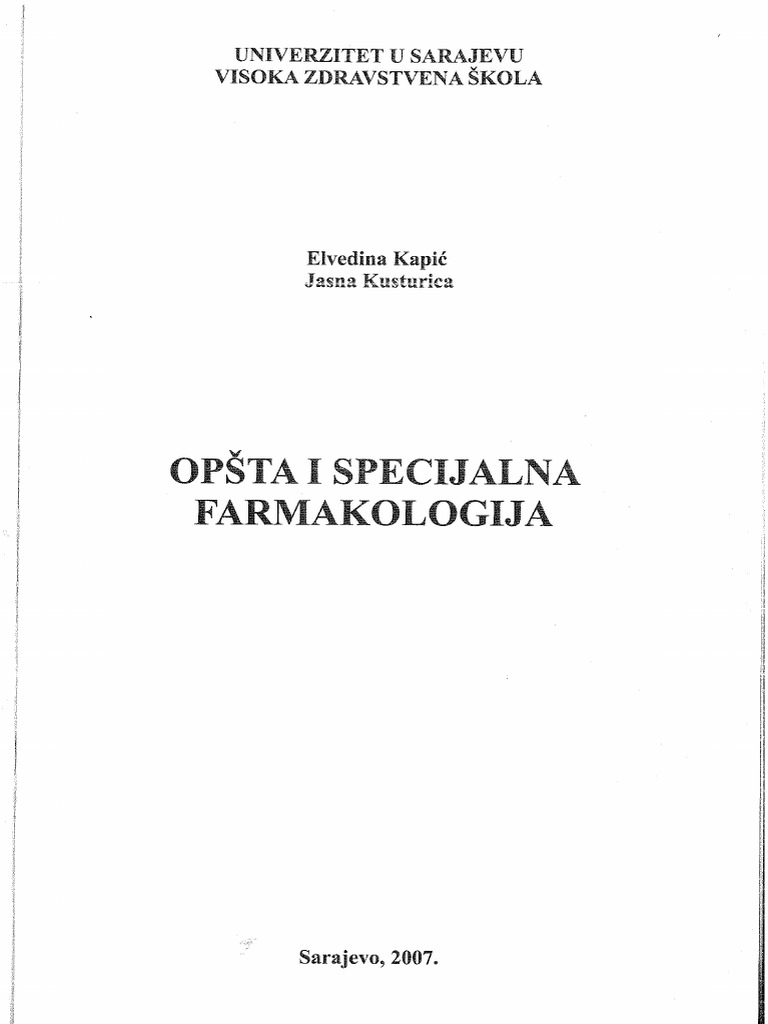 FARMAKOLOGIJA | PDF