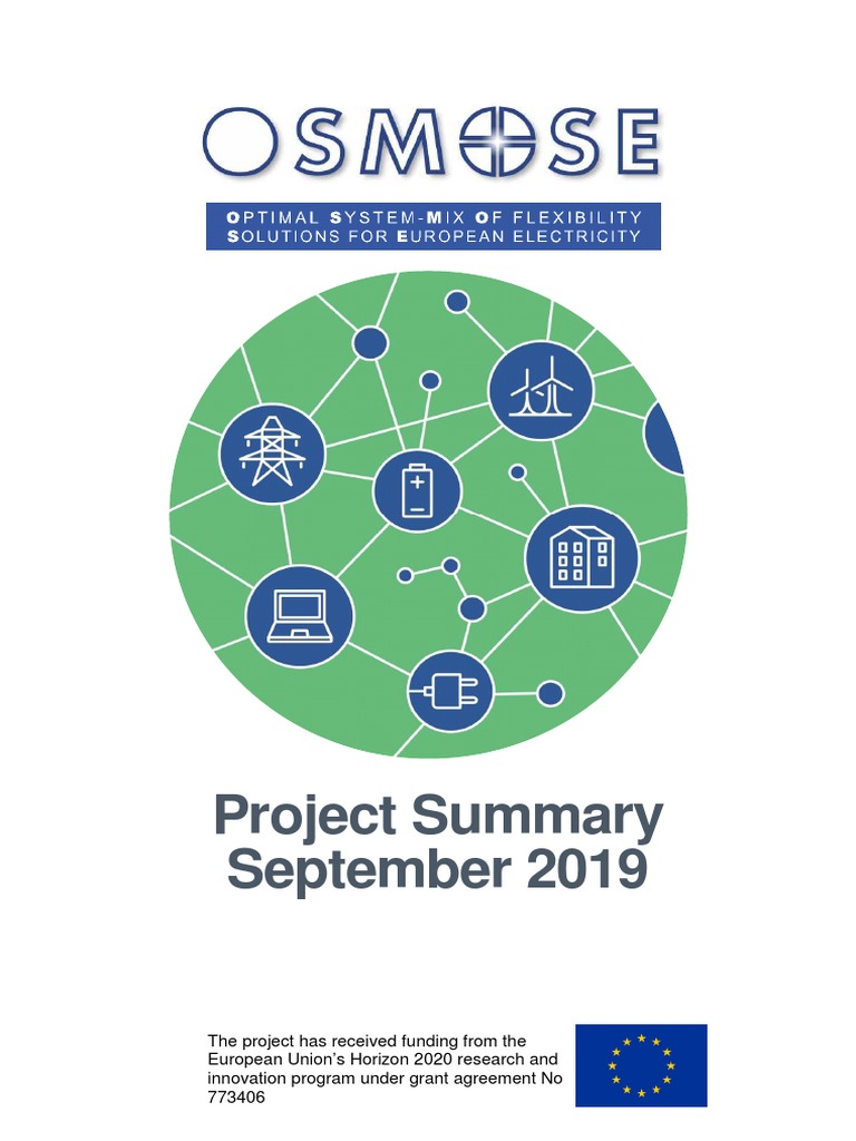 OSMOSE ProjectSummary Sept2019 V1.1 | PDF | Electrical Grid | Simulation