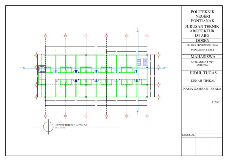 Denah Lantai Tipikal | PDF
