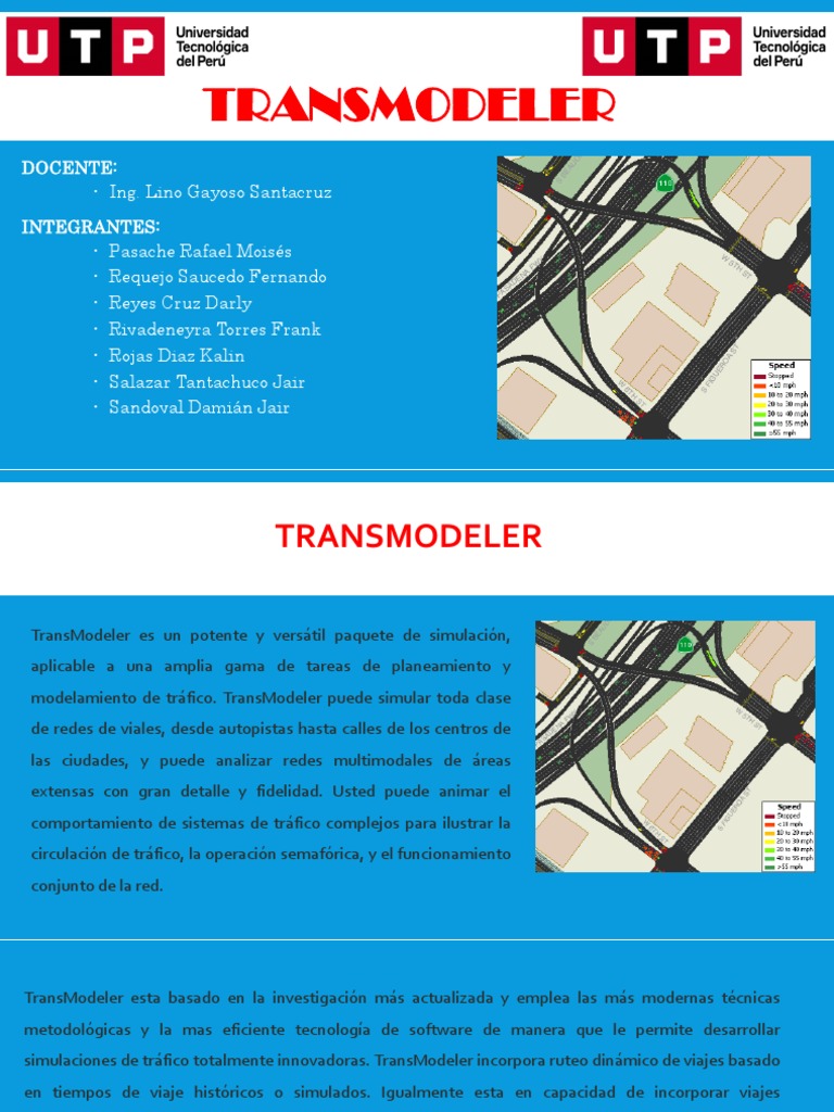 Software de Modelación Del Sistema de Transporte TransModeler | PDF | Transporte | Simulación