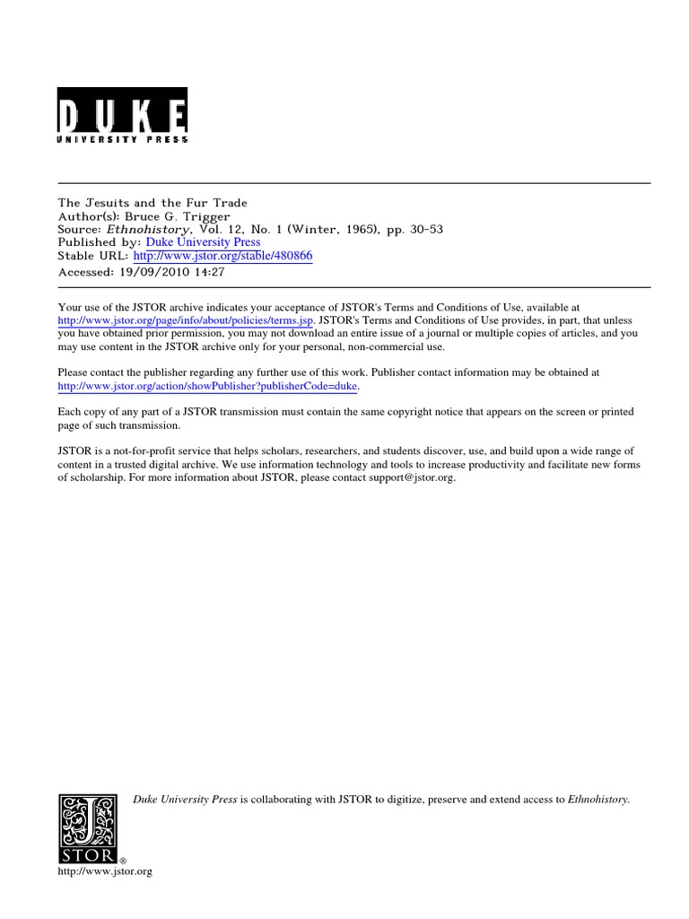 Bruce G Trigger PDF | PDF | New France | Iroquois