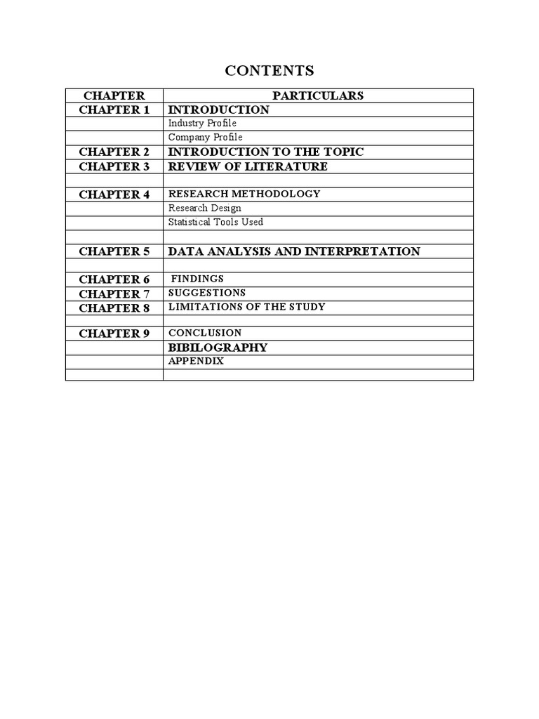 Particulars: Industry Profile Company Profile | PDF | Business | Economies