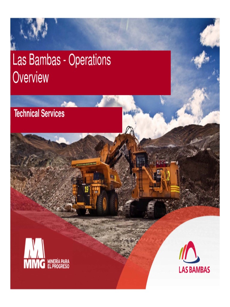 Las Bambas - Operations: Technical Services | PDF | Mining | Geology