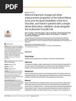 Orebro Questionnaire Scoring Guide | PDF