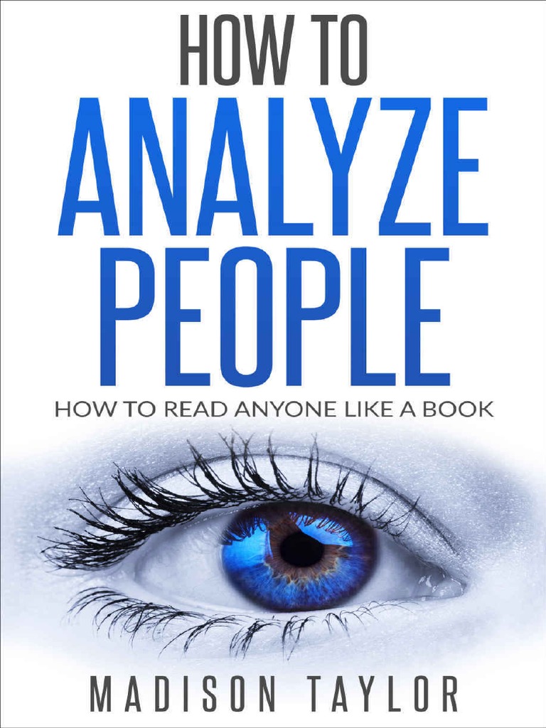 How To Analyze People - How To Read Anyone Like A Book | PDF | Anger ...