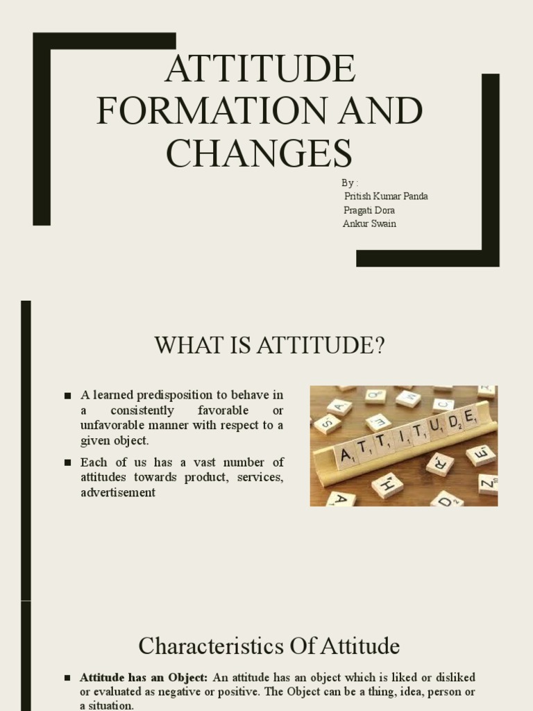 Attitude Formation and Change | PDF | Attitude (Psychology) | Affect ...