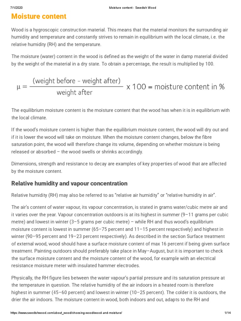 Understanding Wood Moisture Content: A Comprehensive Guide to How Wood ...
