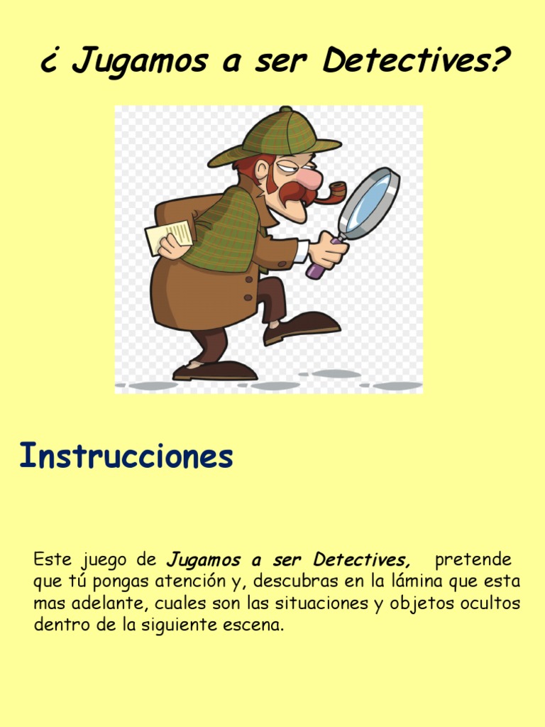 Juguemos A Ser Detectives 7° - Ii° | PDF