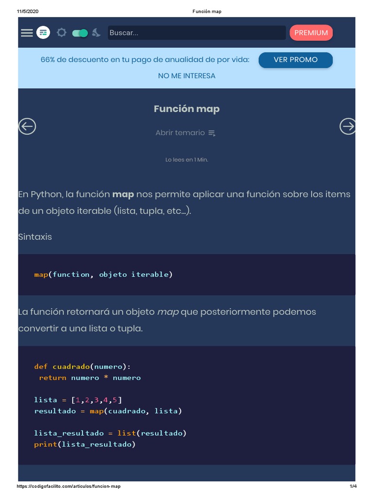 Función Map PDF | PDF