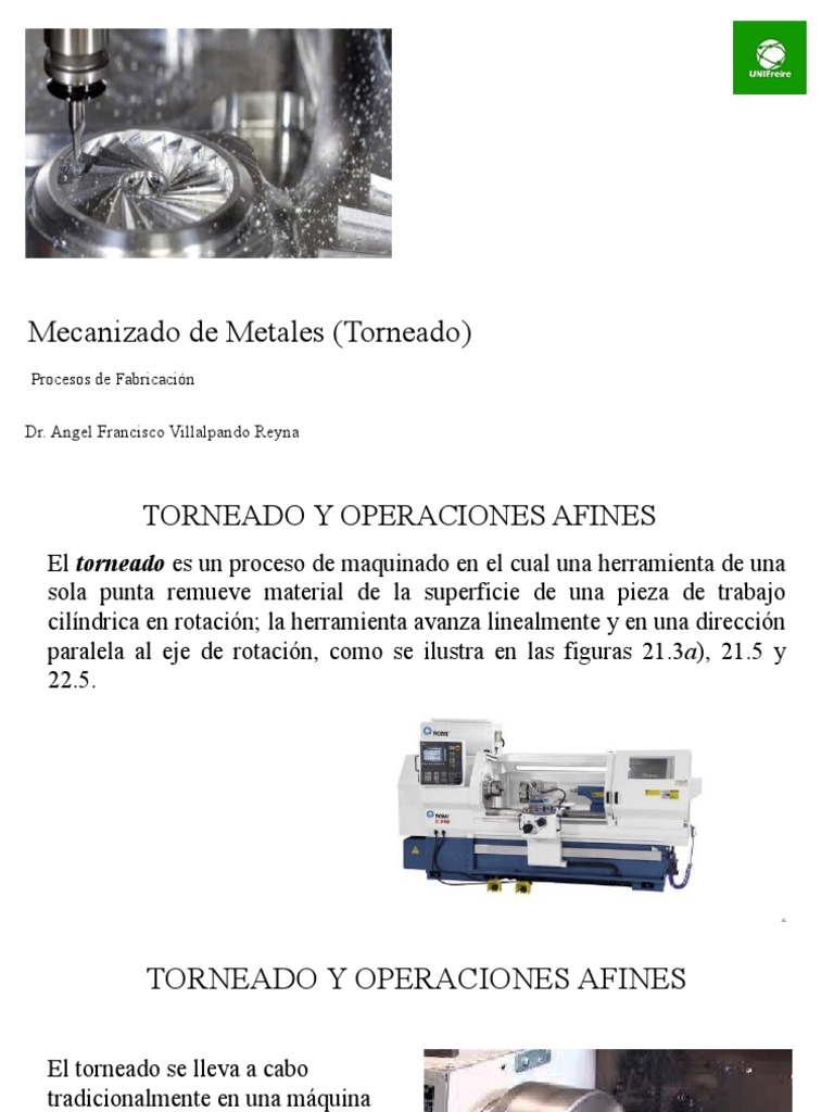 Mecanizado de Piezas Torno | PDF | Perforar | Control numerico