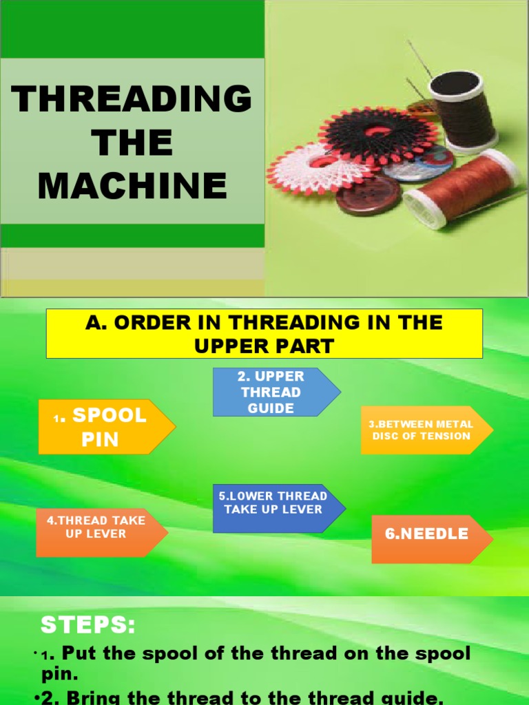 Threading and Troubleshooting Sewing Machines | PDF | Sewing Machine ...