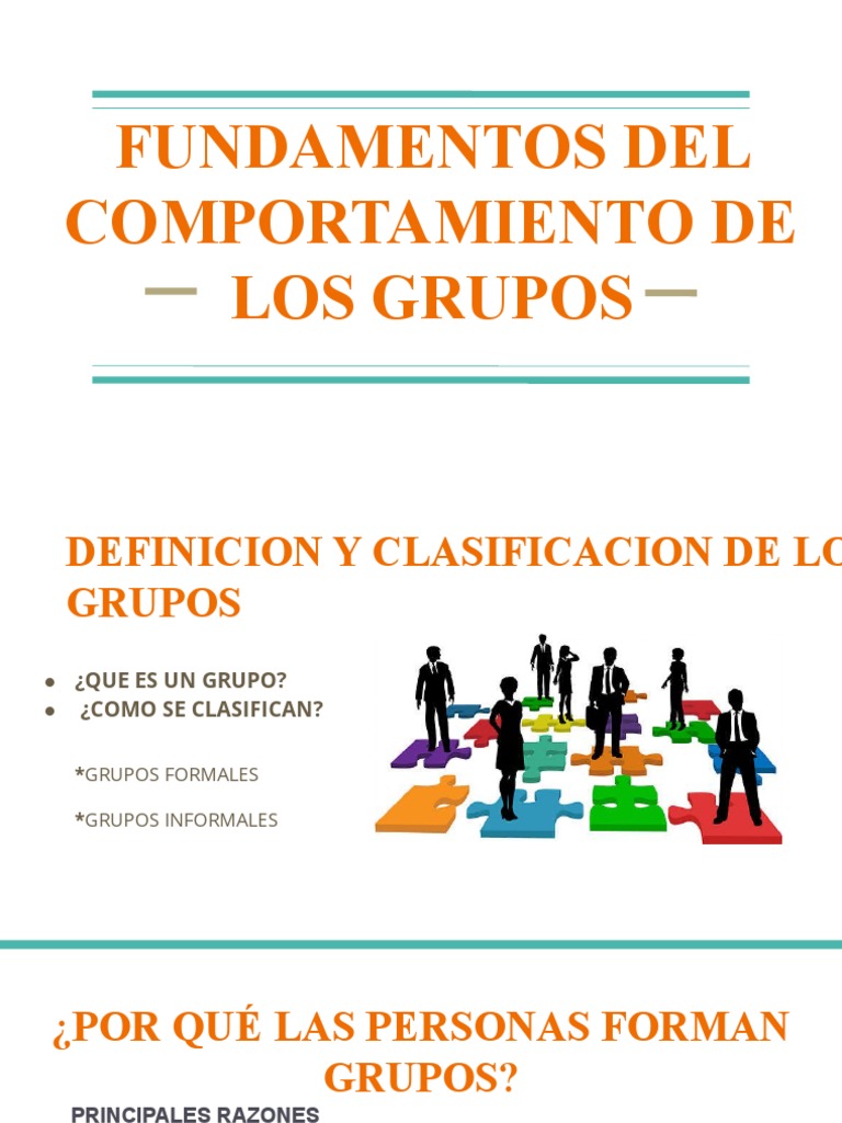 Fundamentos Del Comportamiento de Los Grupos | PDF | Comportamiento ...