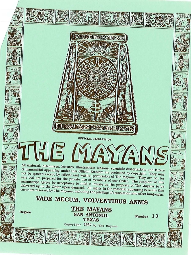 Mayan Order Rev 10.1966 PDF | PDF