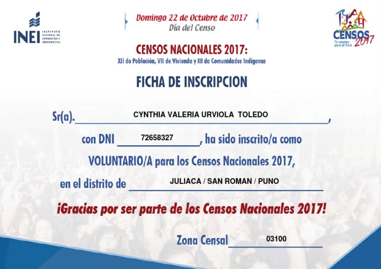 Formato de Los Censos | PDF