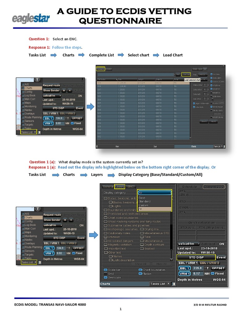 Transa Ecdis-Vetting-Questionnaire PDF | PDF | Software | Computing