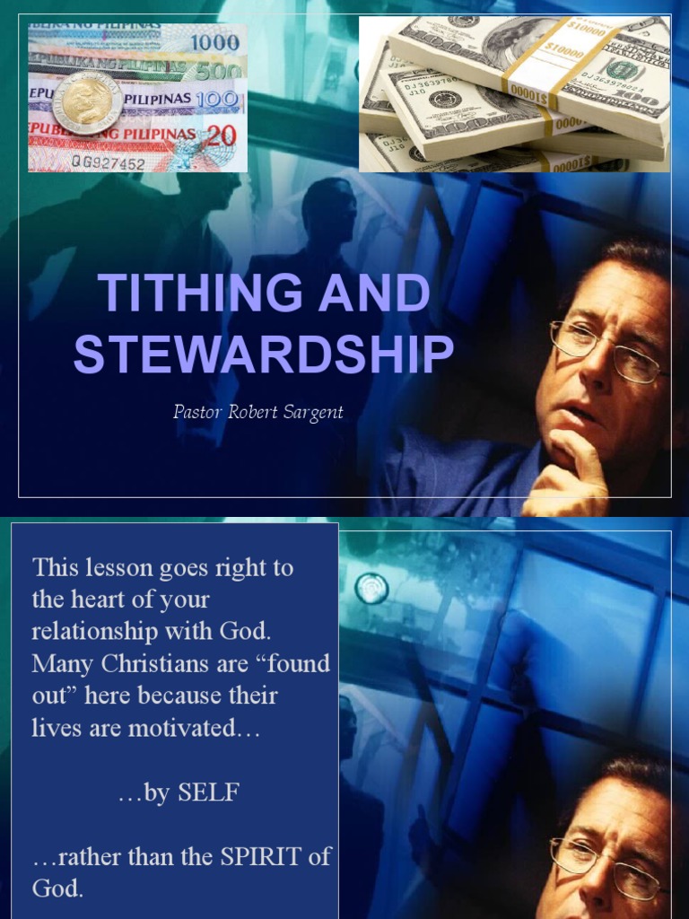 Tithing and Stewardship: Pastor Robert Sargent | PDF | Tithe | Acts Of ...