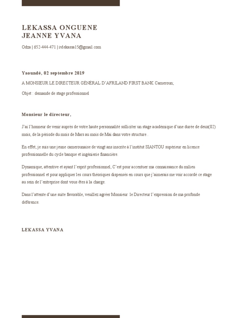 Demande Demploi | PDF