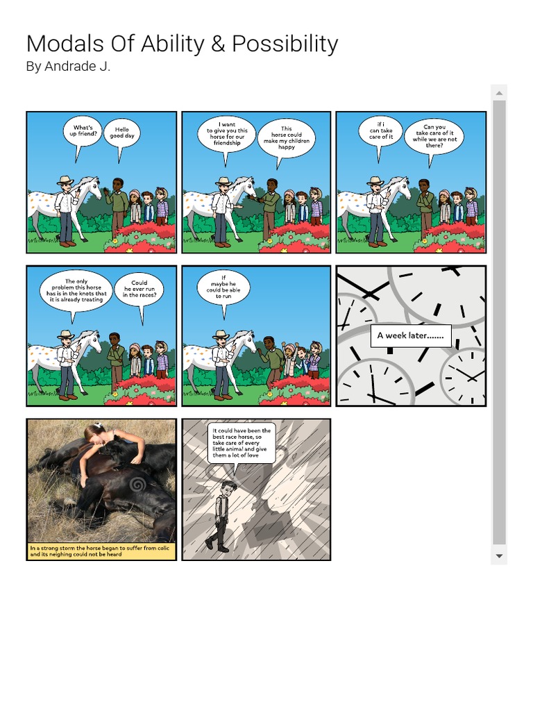 Comic Modals Ability & Possibility | PDF