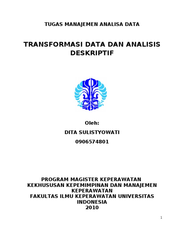 TUGAS MANDAT 1 Dita | PDF