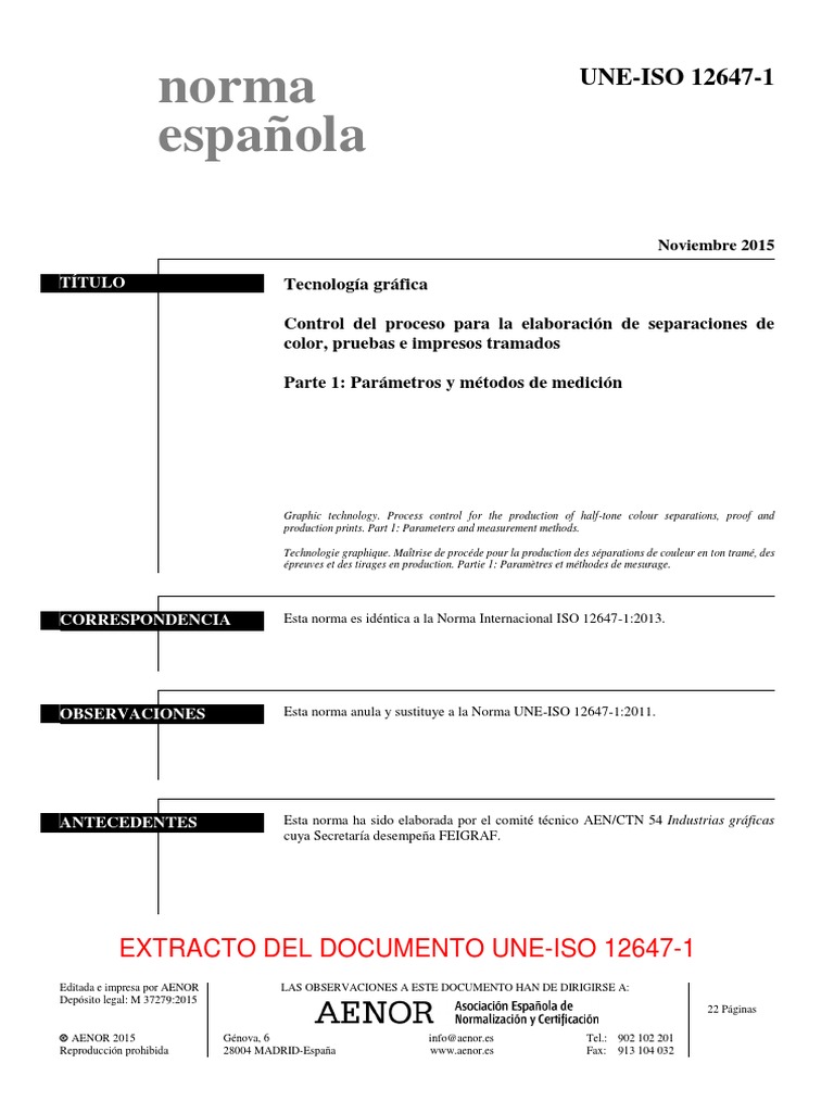 Iso 12647-1 PDF | PDF | Color | Science