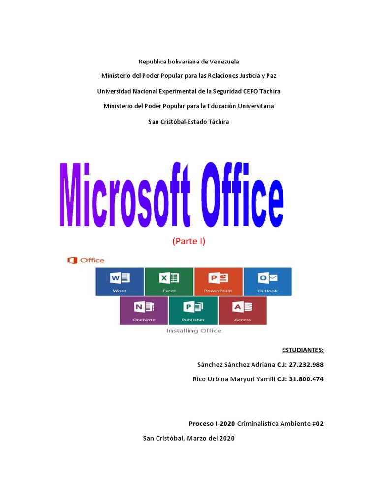 TICS Parte I | PDF | Microsoft Excel | Microsoft