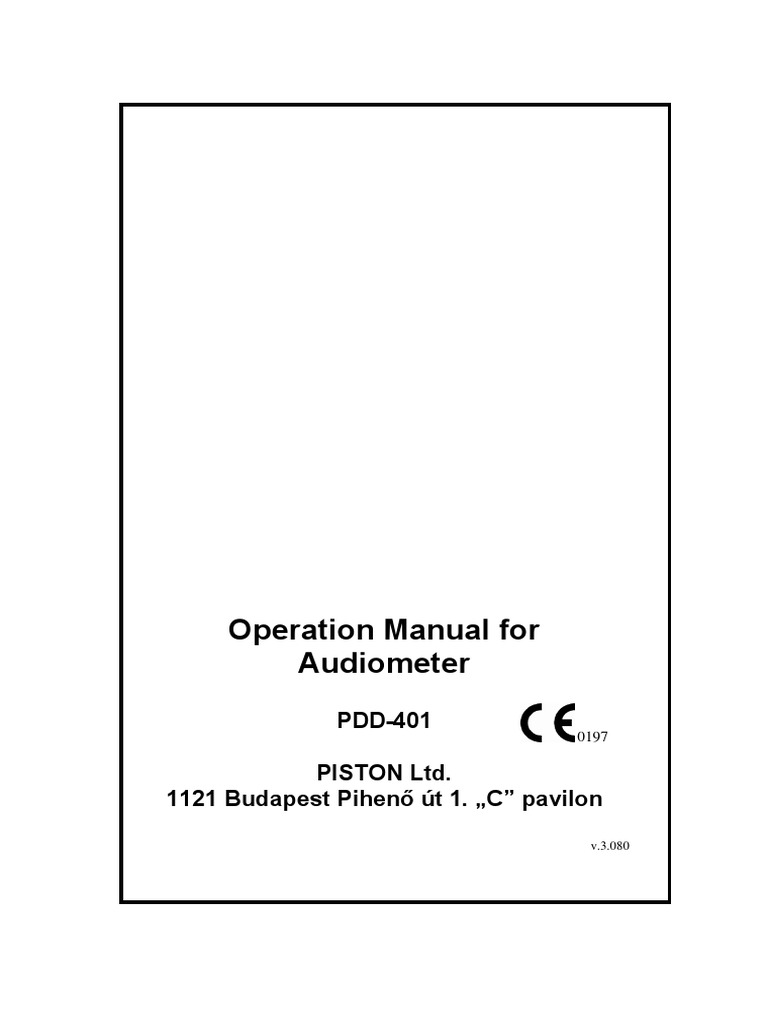 MANUAL_AUDIOMETER_Audio-EN_3.080.pdf | PDF | Microsoft Excel | Personal ...