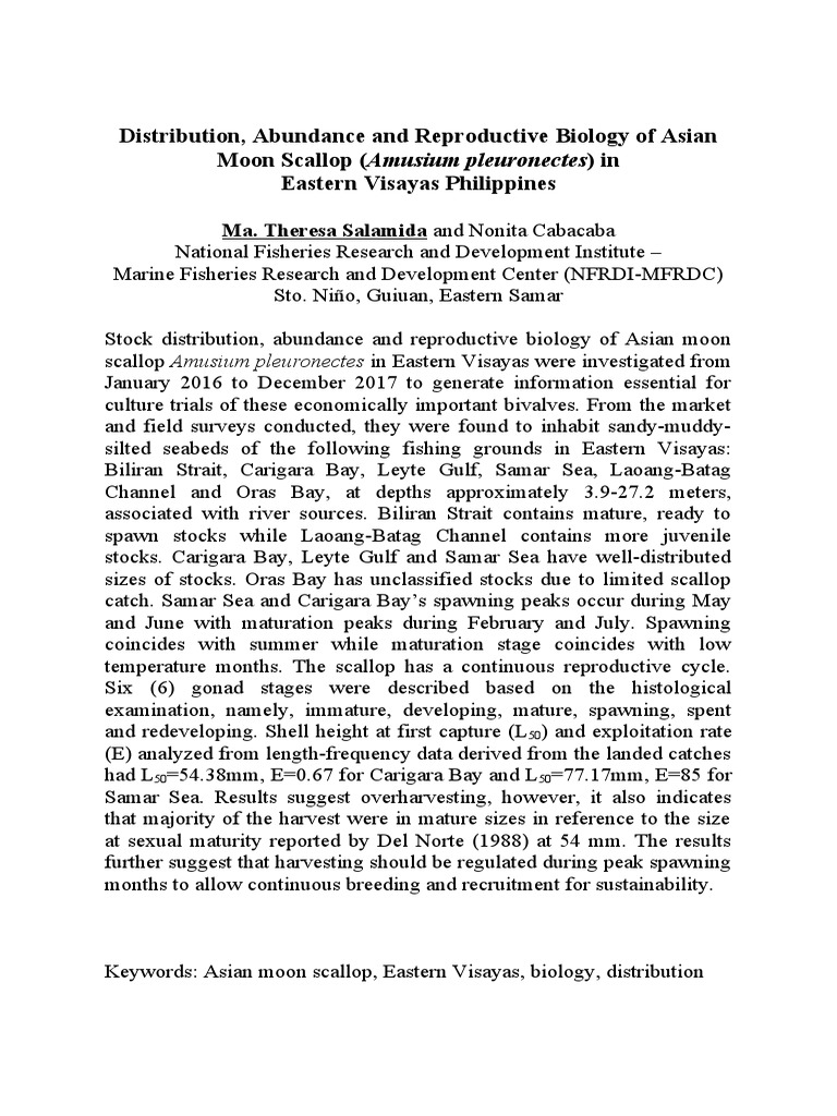 172-Distribution, Abundance and Reproductive Biology of Asian Moon ...