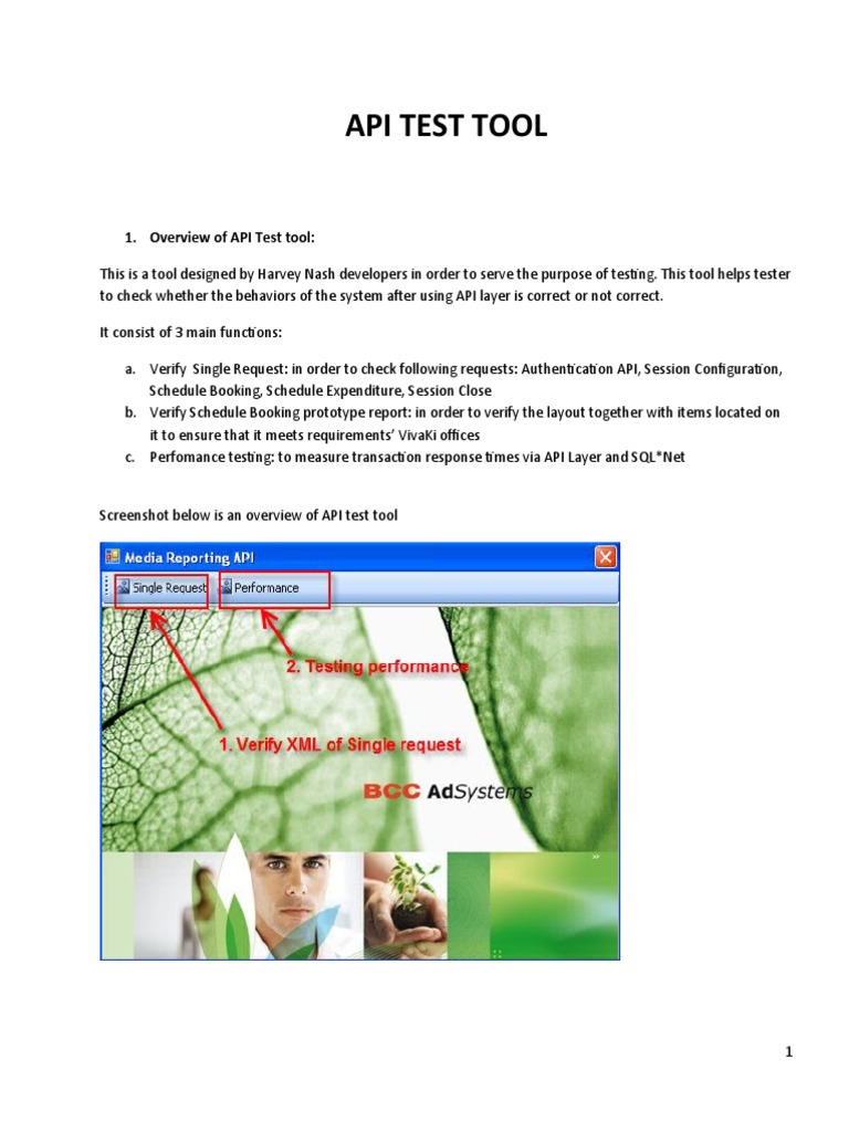 Api Test Tool Guidance