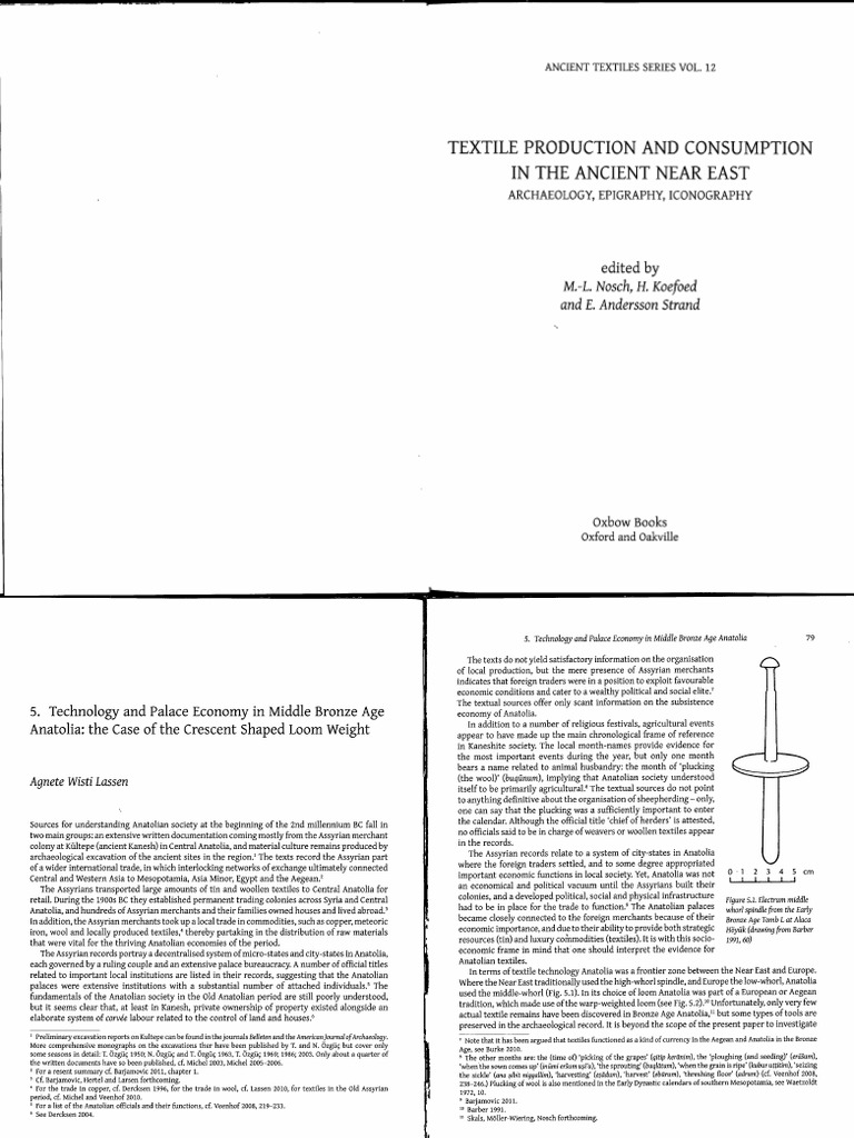 Technology and Palace Economy in Middle | PDF | Loom | Anatolia