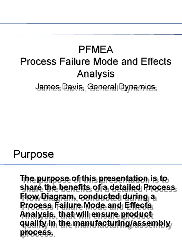 Pfmea Process Failure Mode and Effects Analysis | PDF | Welding ...