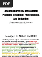 Barangay Development Plan, Presentation | PDF | Governance | Facilitator