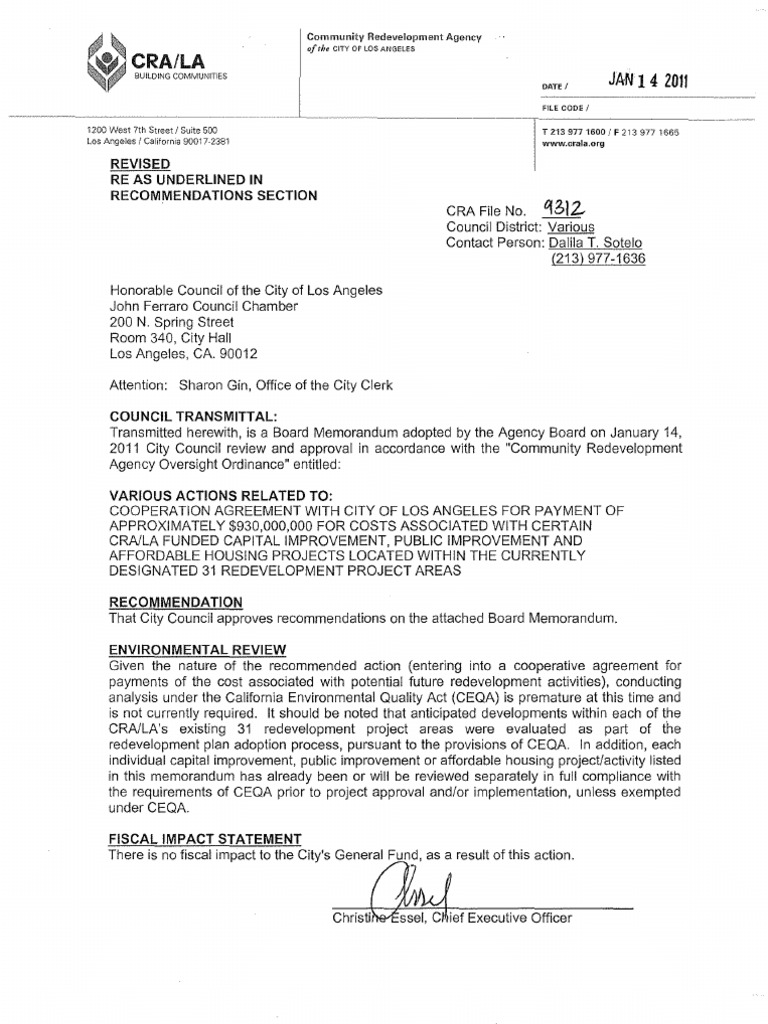 Cra | PDF | Affordable Housing | Public Housing