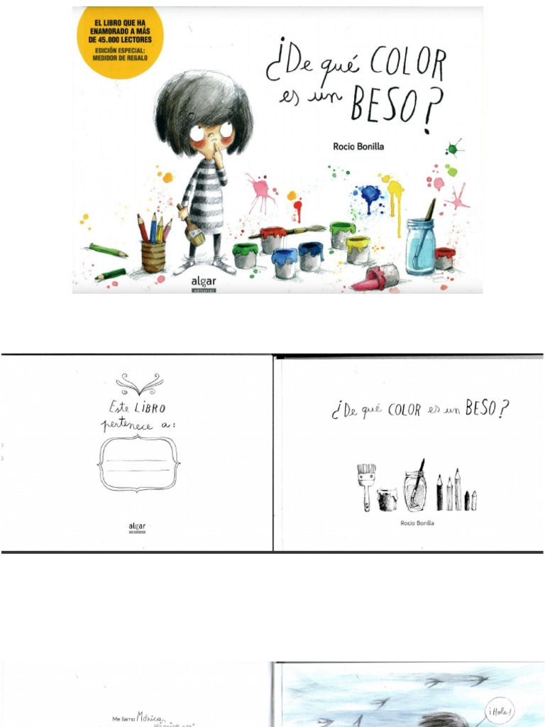 CUENTO de Que Color Es Un Beso ROCIO BONILLA | PDF
