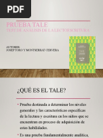 TALE - Práctica Calificación e Interpretación | PDF | Escritura | Sintaxis