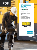 Atlas Copco PTS 1600 Compressor Specs | PDF | Machines | Internal ...