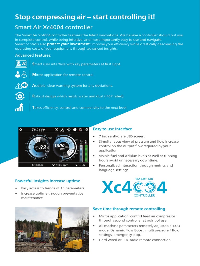 Smart Air Xc4004 Controller Overview | PDF