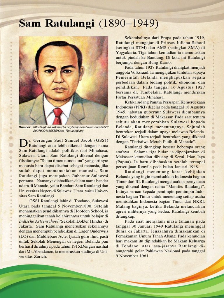 15 Sam Ratulangi | PDF