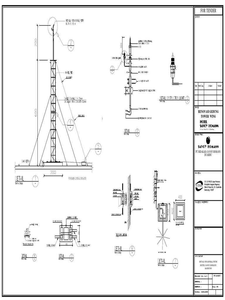 GBR Penangkal Petir Detail PDF | PDF