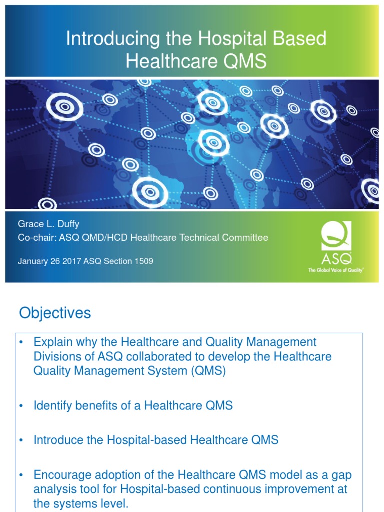 Hospital-Based Healthcare QMS Overview | PDF | Quality Management ...