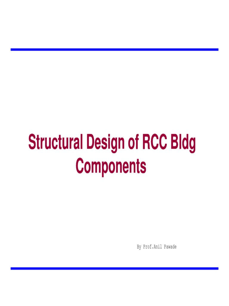 RCC Design As Per IS 456 Overview | Download Free PDF | Beam (Structure ...