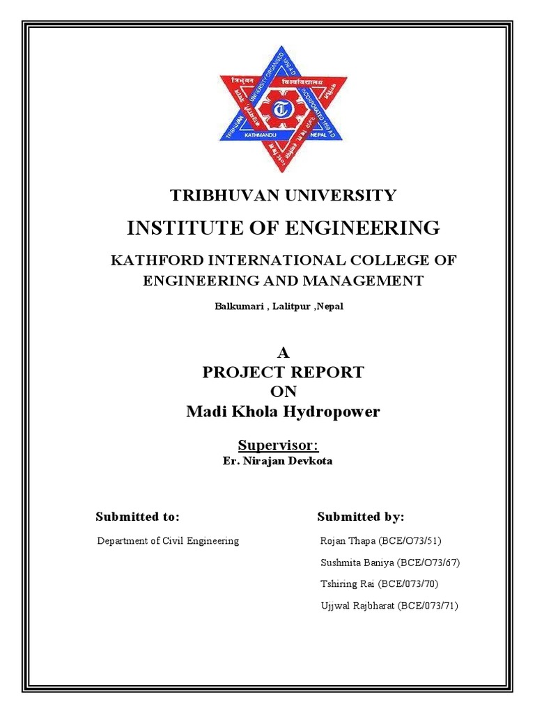 Institute of Engineering: Tribhuvan University | PDF