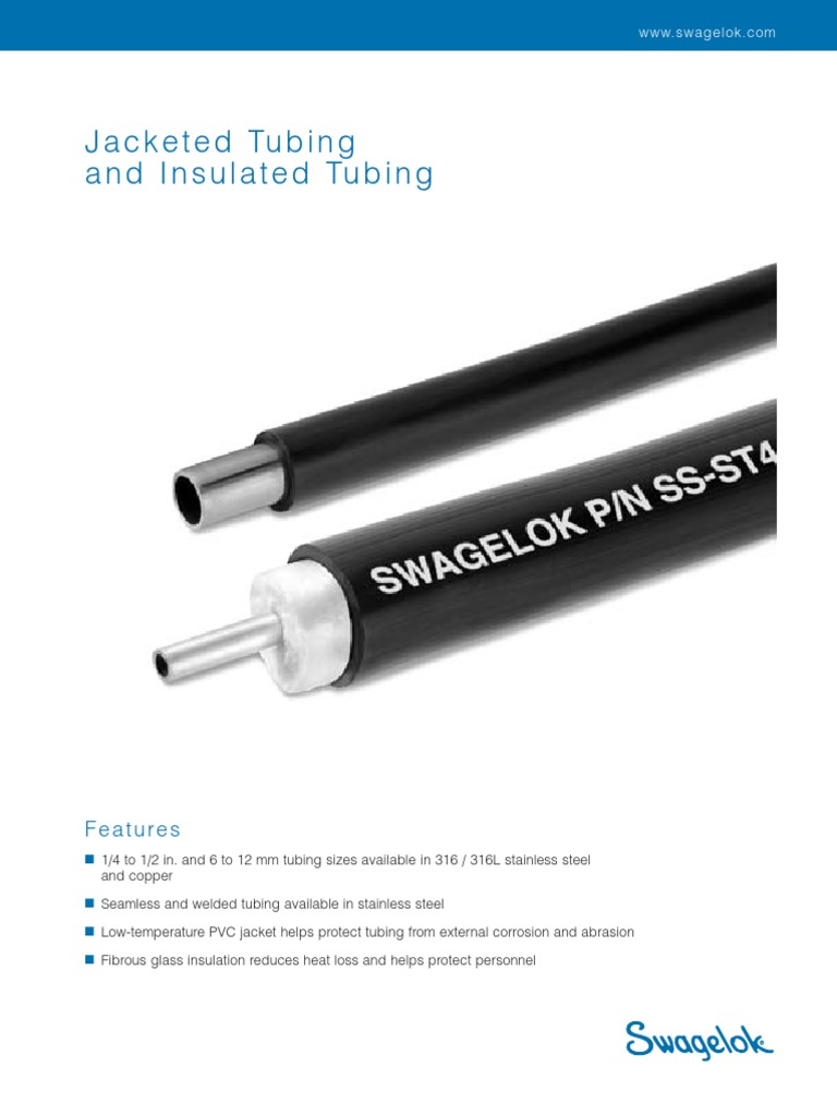 Jacketed Tubing (MS-02-188) R1 | PDF | Thermal Insulation | Pipe (Fluid ...