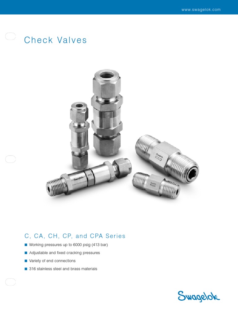 Chek Valves C, CA, CH, CP & Cpa Series (Ms-01-176) r0 | PDF | Pounds ...