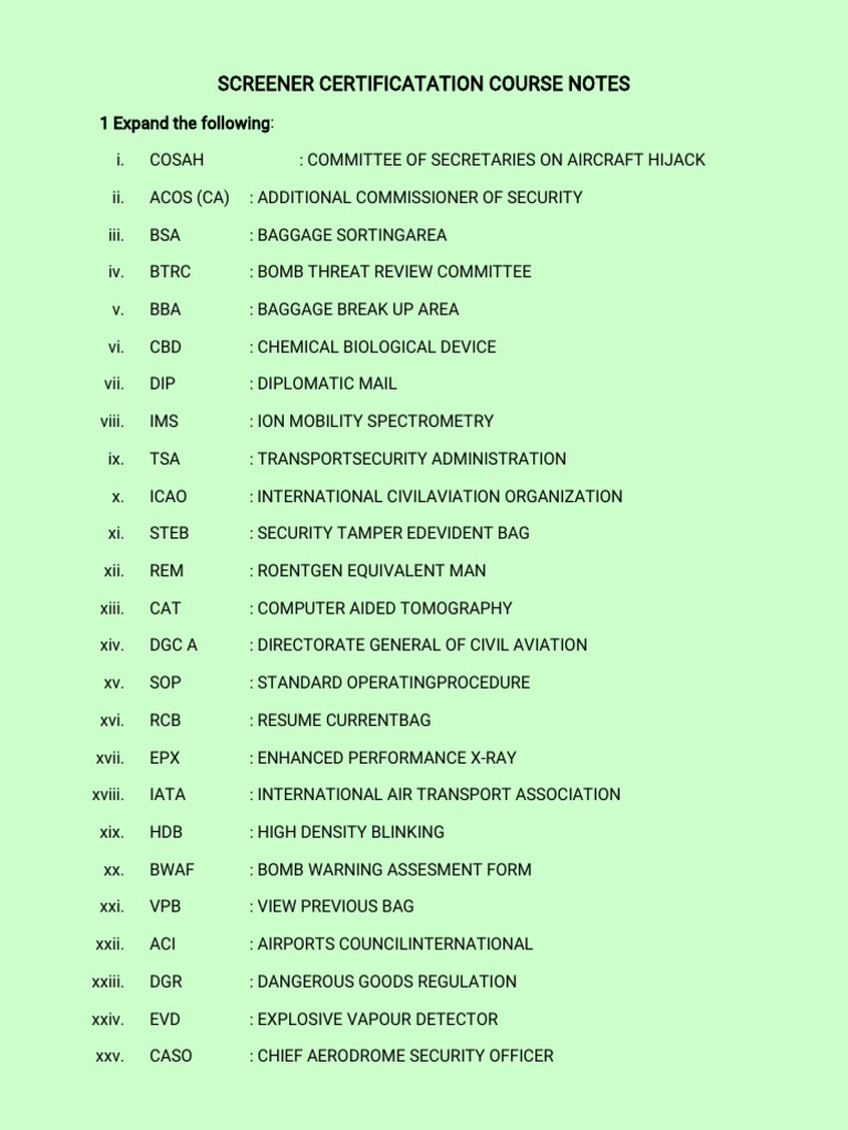 Screeners Question and Answers | PDF
