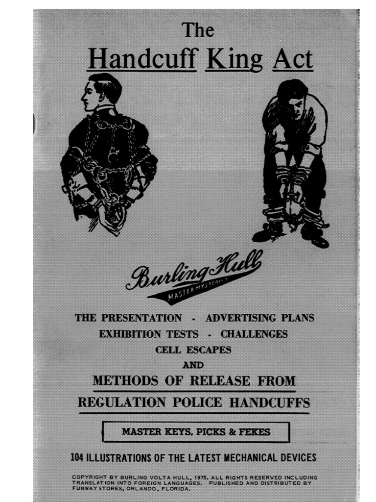 Burling Hull - The Handcuff King Act PDF | PDF