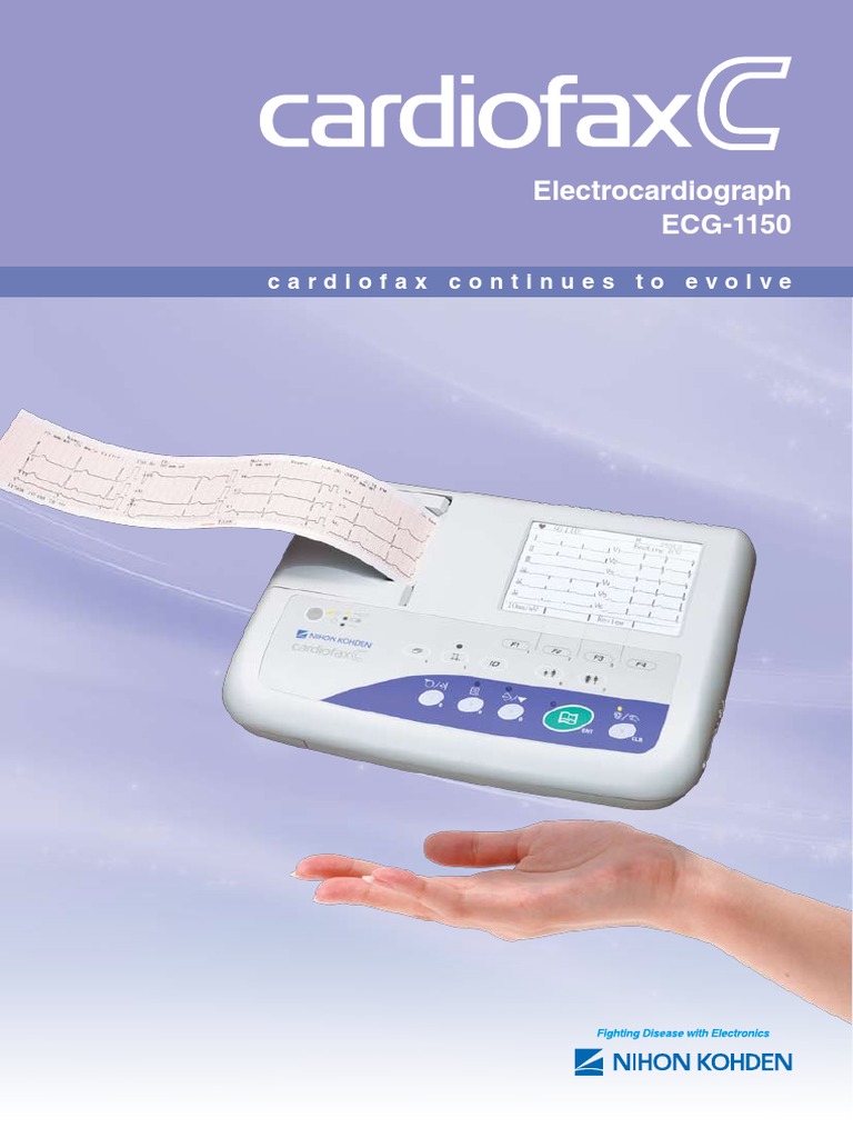 Compact ECG-1150: 12-Lead Analysis Device | PDF