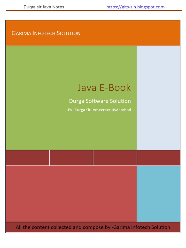 Java Ebook by Durga Sir | PDF | Java Virtual Machine | Method (Computer Programming)